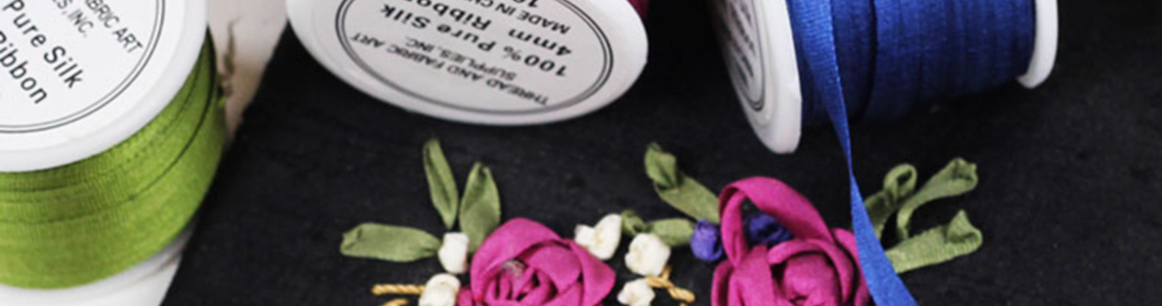 All 4mm Silk Ribbon | Ribbon Embroidery | 50 Colors — Threadart.com
