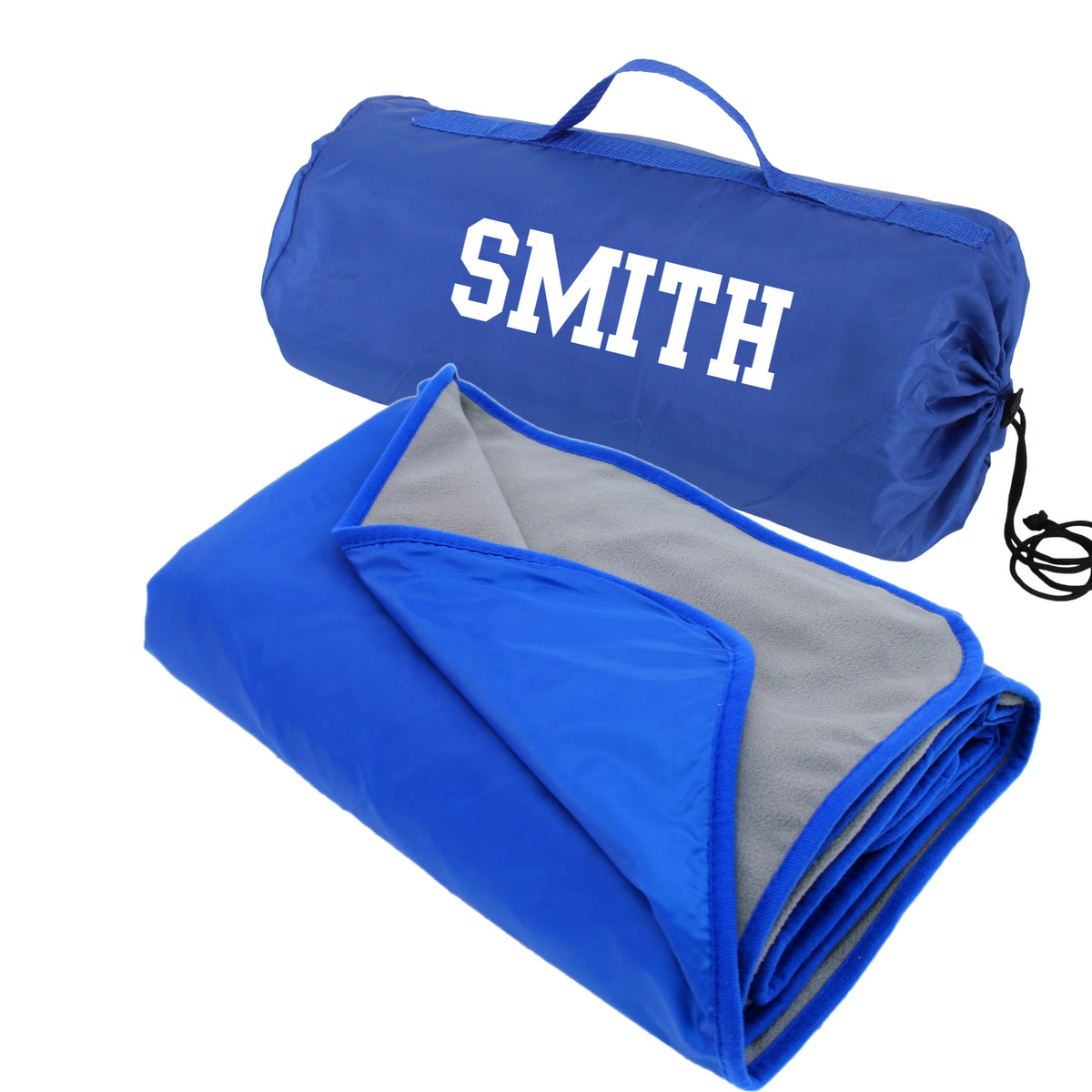 Personalized Outdoor Blanket - 79"x55" - 5 Color Options — Threadart.com