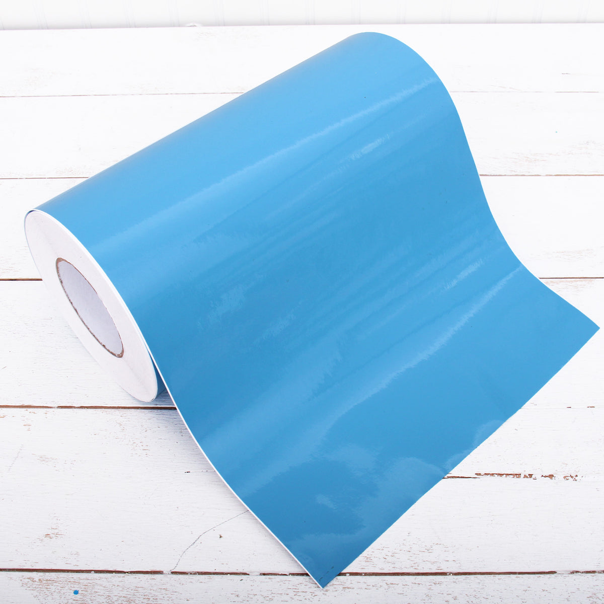 Permanent Vinyl Adhesive Medium Blue - 12" Wide One Yard Roll ...