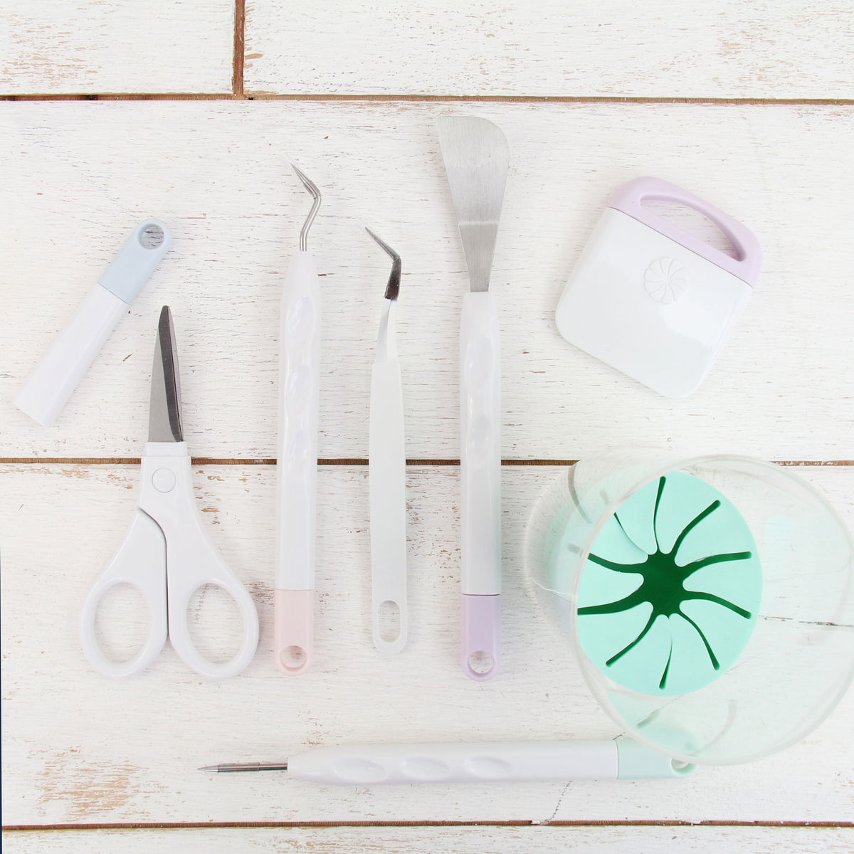 8 Piece Teal Craft Vinyl Tool & Accessories Kit for Cricut and Silhoue ...