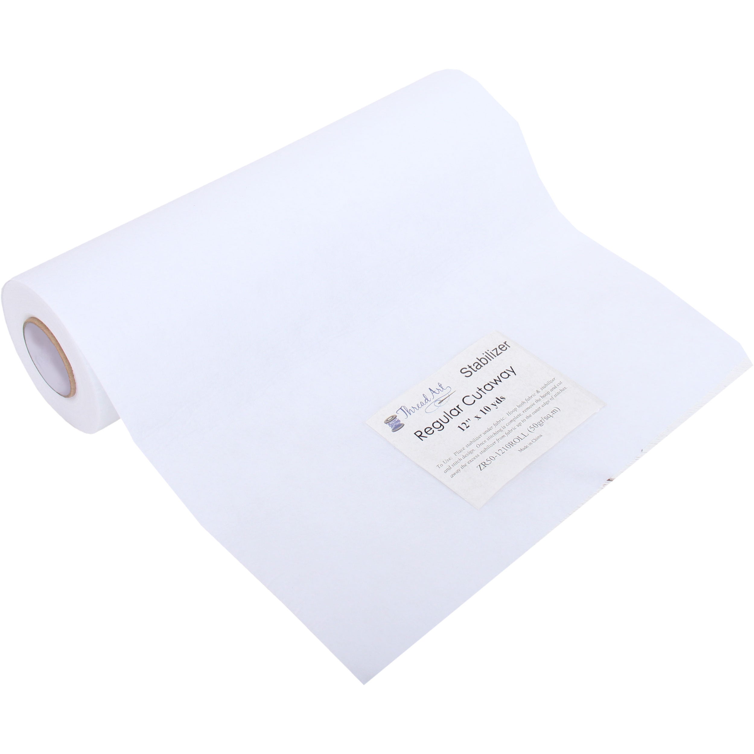 Embroidery Stabilizer Backing - Regular Cutaway - 10" 50 Yard Roll ...