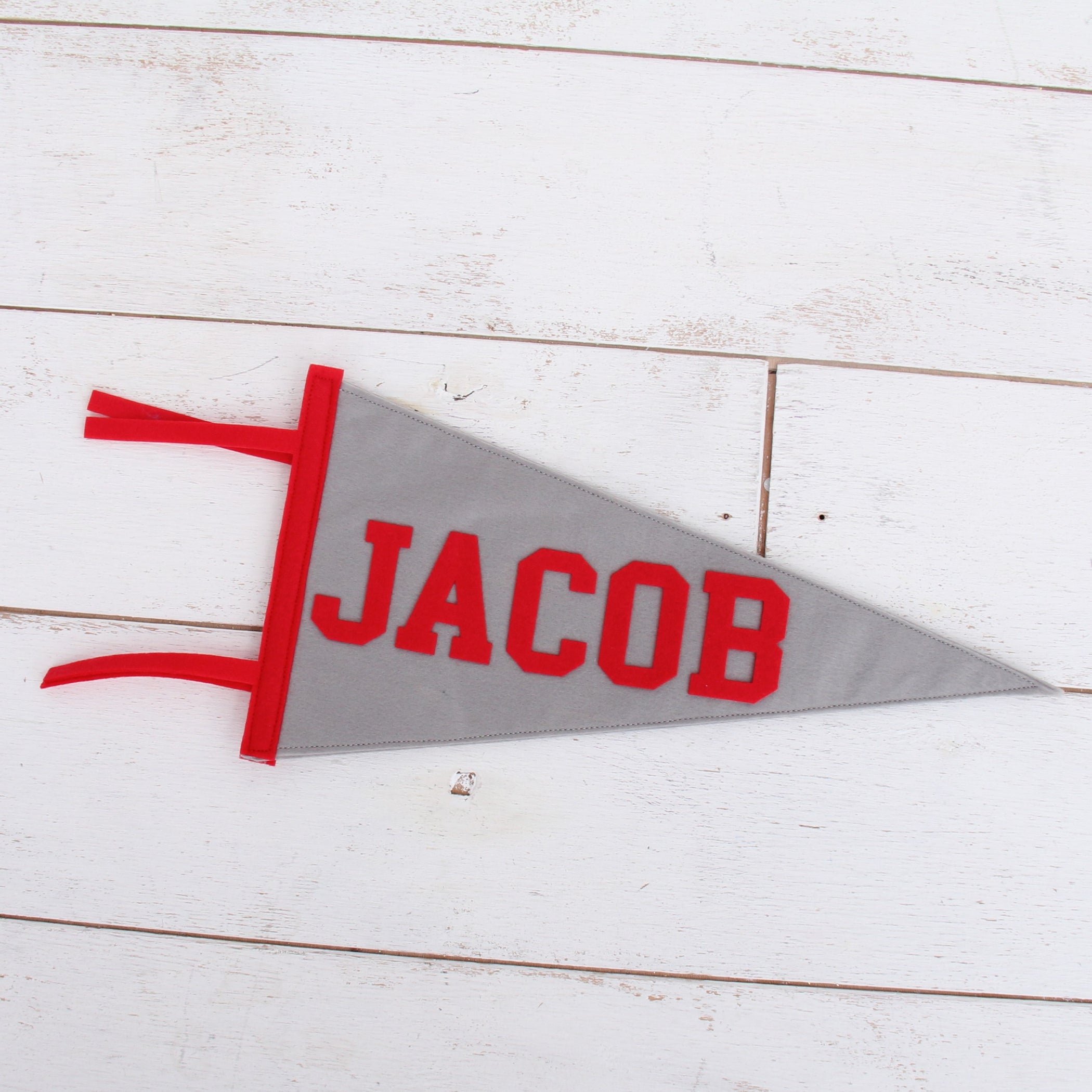 Custom Pennant With Name in Athletic Block Font — Threadart.com