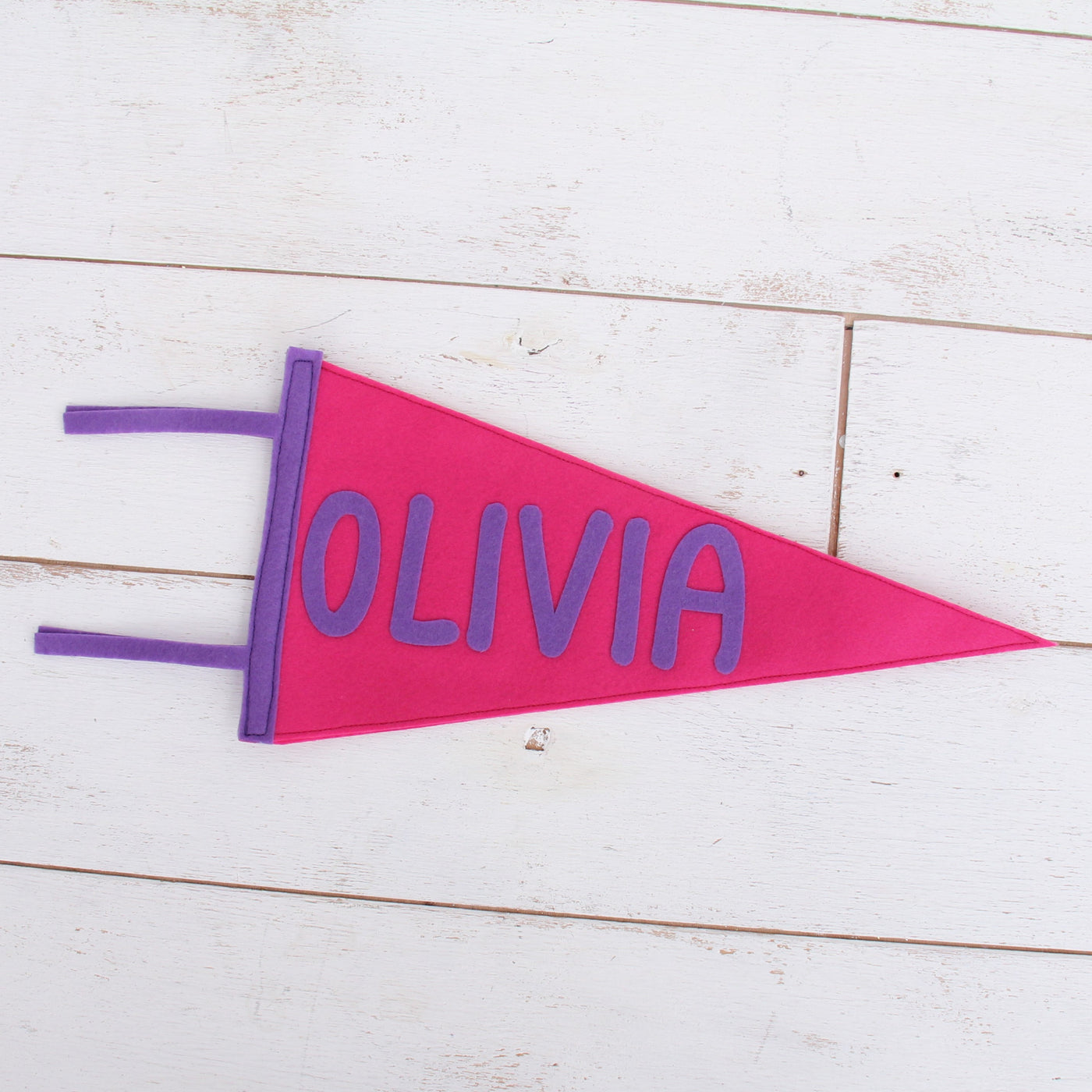 Custom Pennant With Name in Handwritten Font — Threadart.com