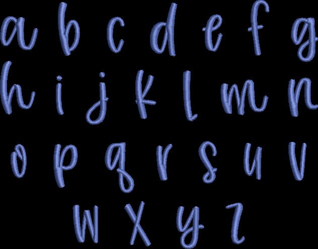 Frolic Fun Font Machine Embroidery Design Set - Whimsical Alphabet Let ...