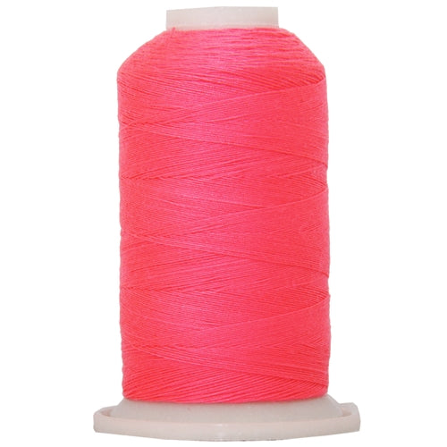 Neon Pink Sewing Thread - All Purpose Polyester Spun Cones Spool ...
