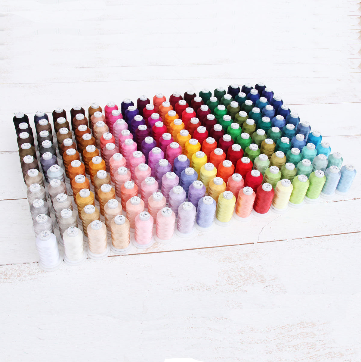 160 Colors Machine Embroidery Thread Set - 500 Meter Kit — Threadart.com