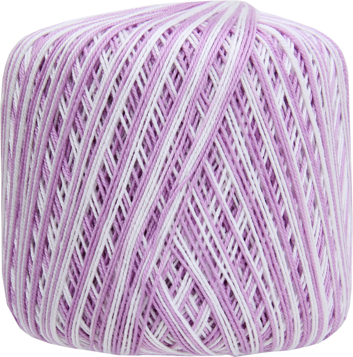 Multicolor Cotton Crochet Thread - Size 10 - Variegated Lavenders - 17 ...