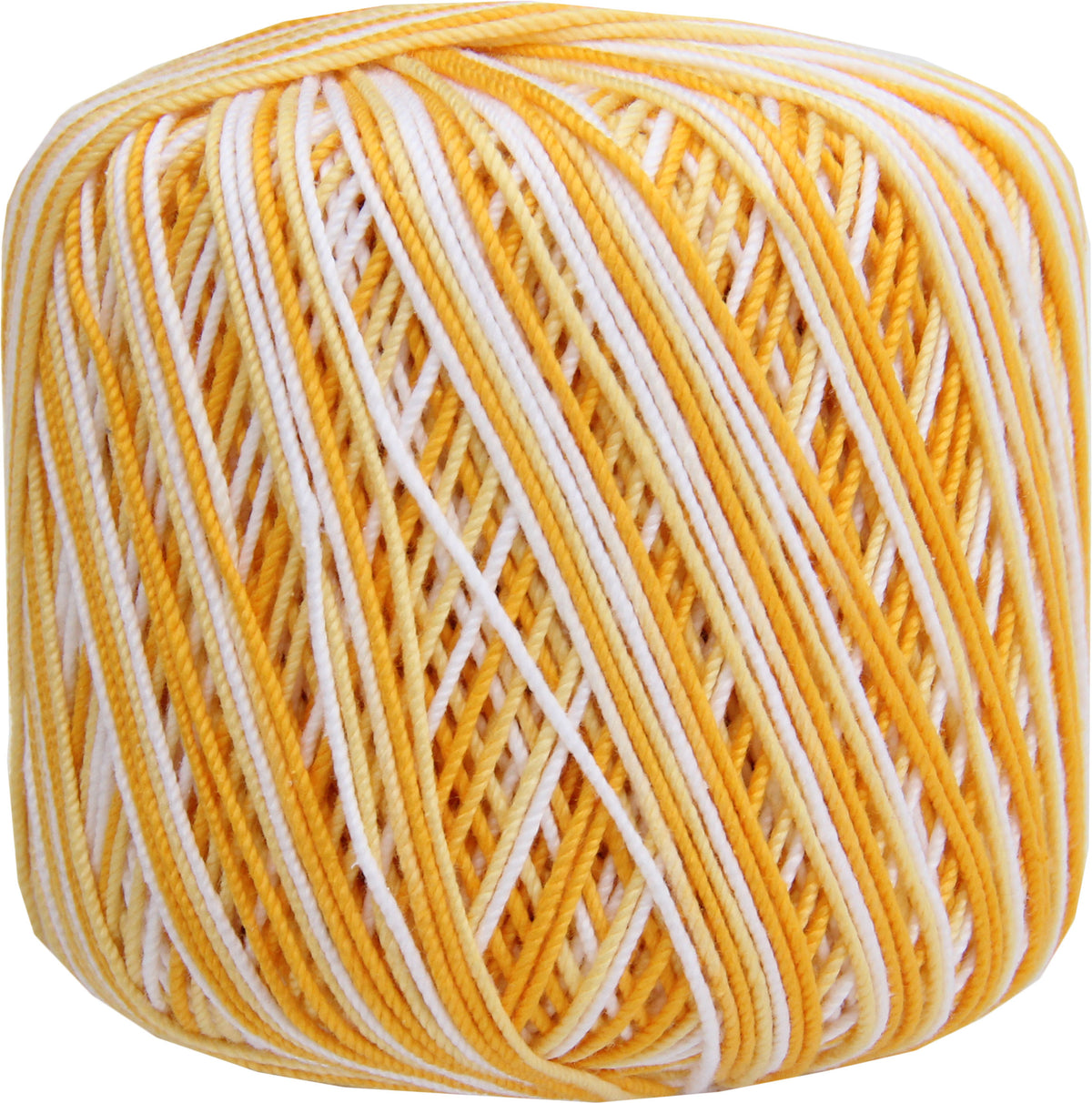 Multicolor Cotton Crochet Thread - Size 3 - Variegated Sunburst - 140 ...