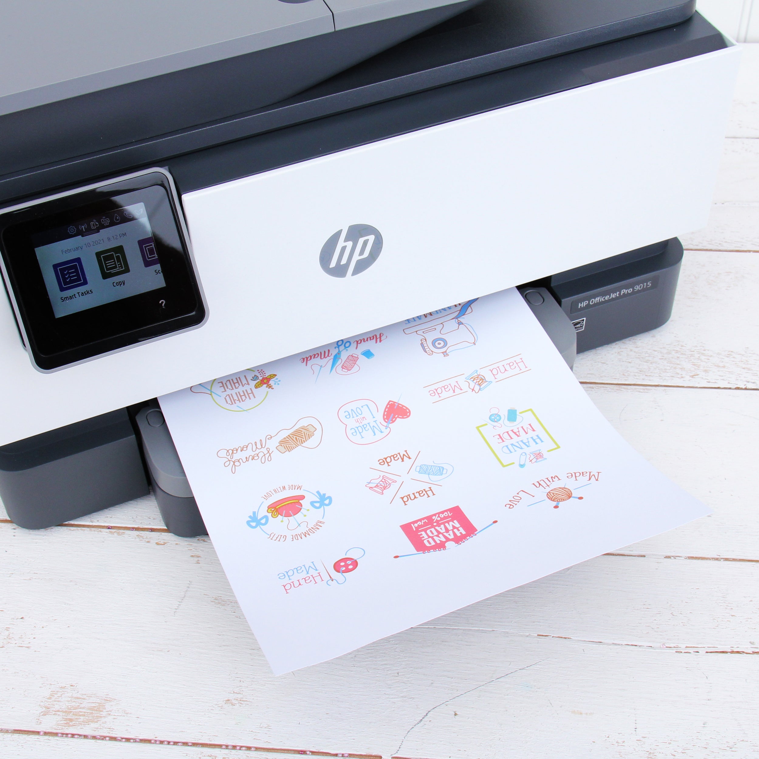 Printable Sticker Vinyl - 20 Sheets for Inkjet or Laser Printer ...