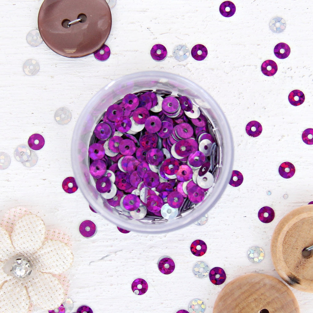 Hot Fix Loose Holographic Sequins — Threadart.com