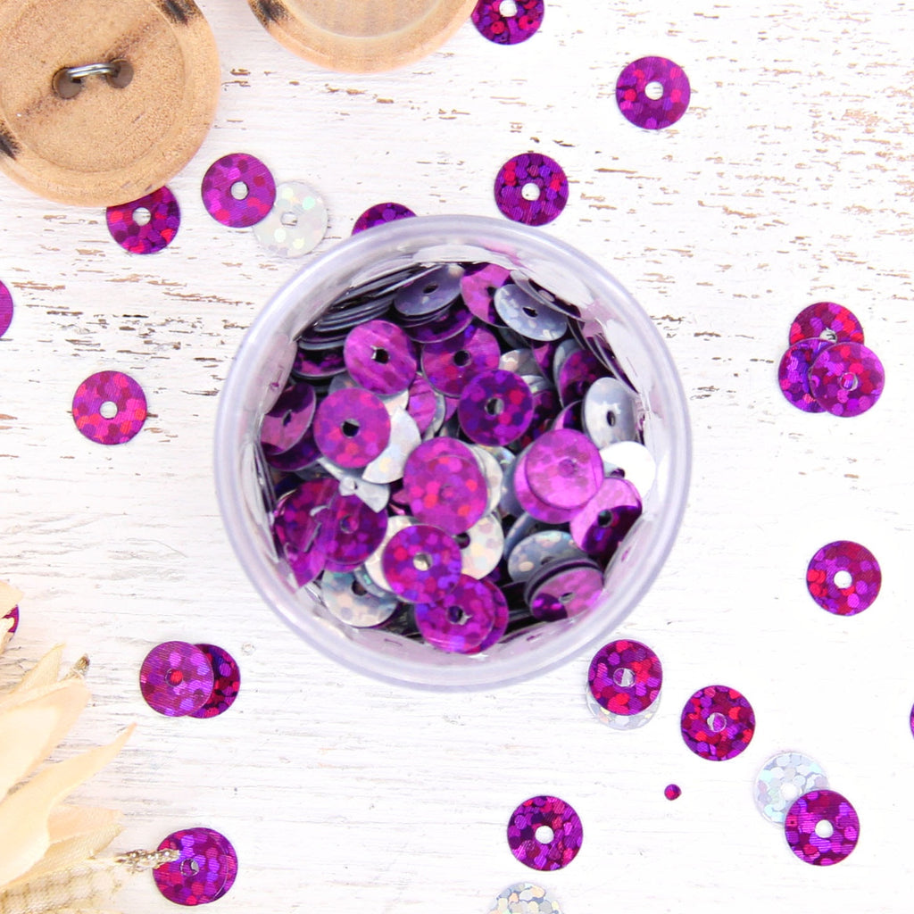 Hot Fix Loose Holographic Sequins — Threadart.com
