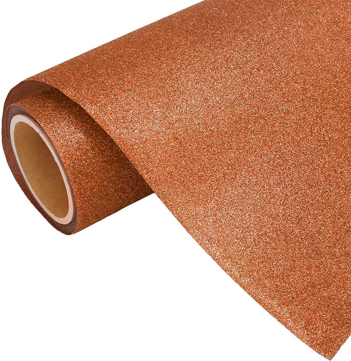 Copper Glitter Iron On Vinyl 20" Wide Sold By the Yard — Threadart.com