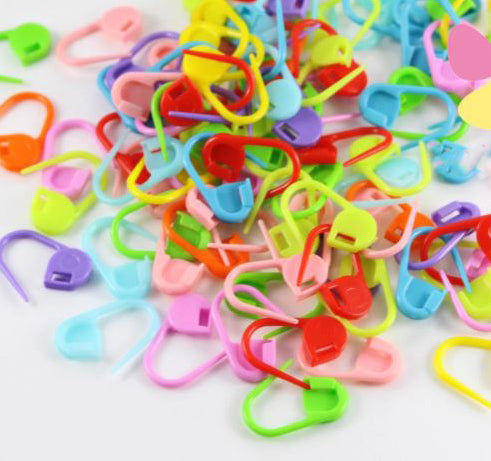 50 Bright Color Crochet Markers — Threadart.com