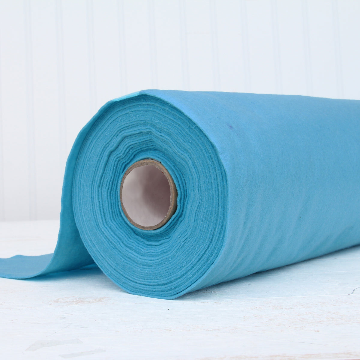 Aqua Felt By The Yard - 36" Wide - Soft Premium Felt Fabric — Threadart.com