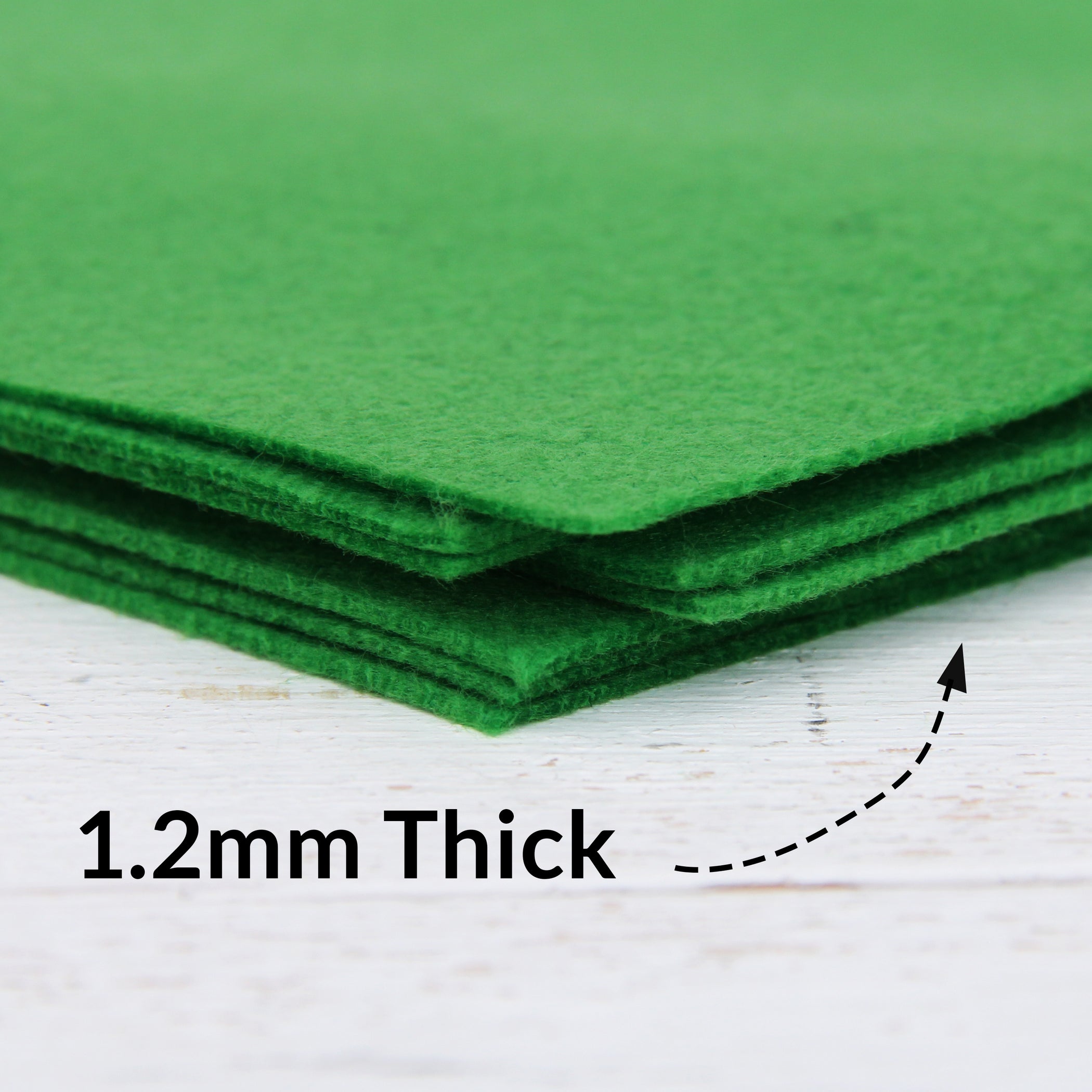 Green Felt By The Yard - 36" Wide - Soft Premium Felt Fabric ...