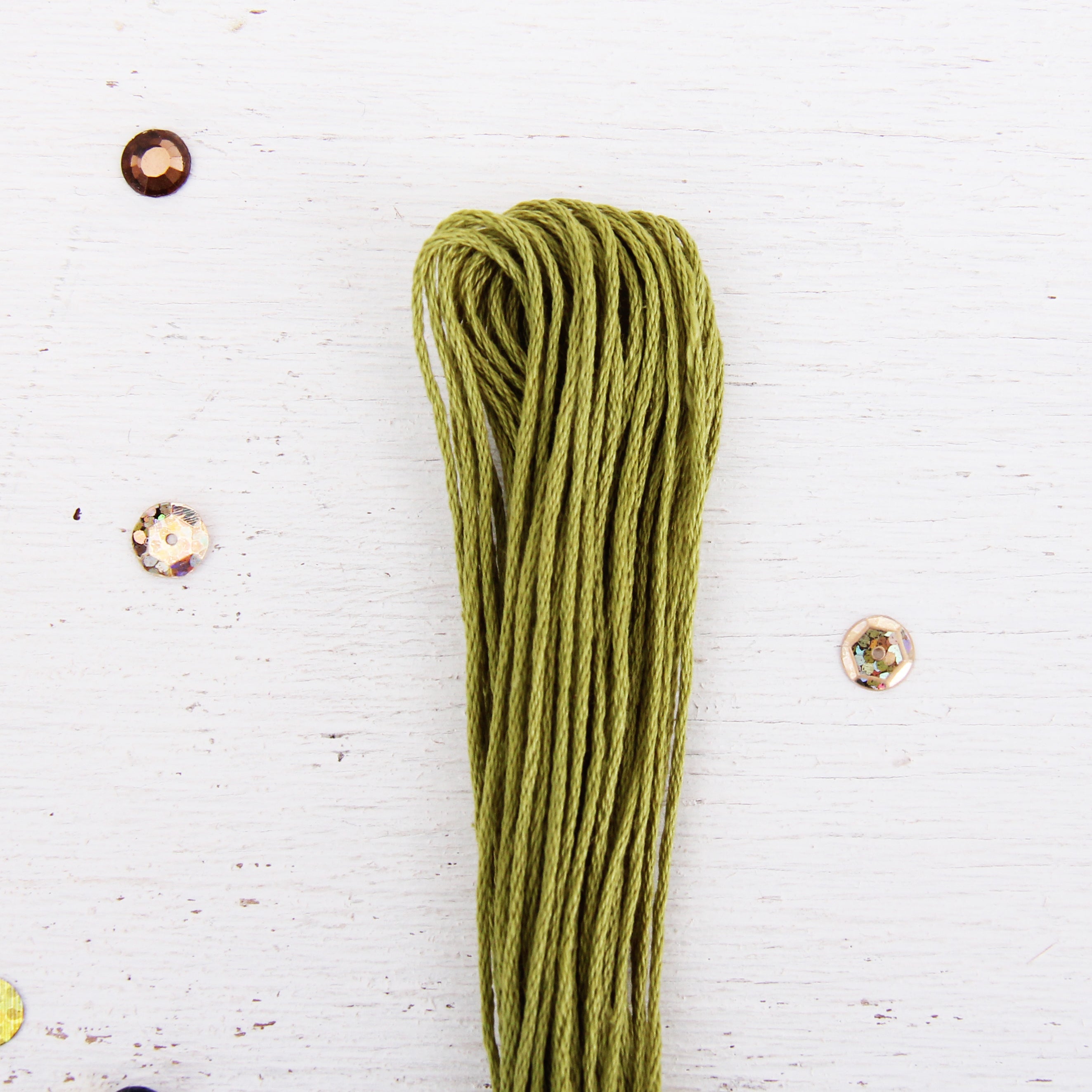 Avocado Premium Cotton Embroidery Floss - Six Strand Thread - No. 604 ...