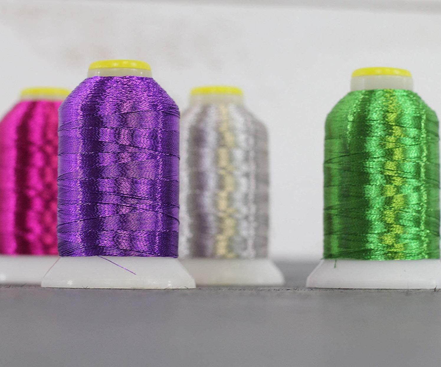 Metallic Thread - No. L58 - Purple - 500 Meter Cones — Threadart.com