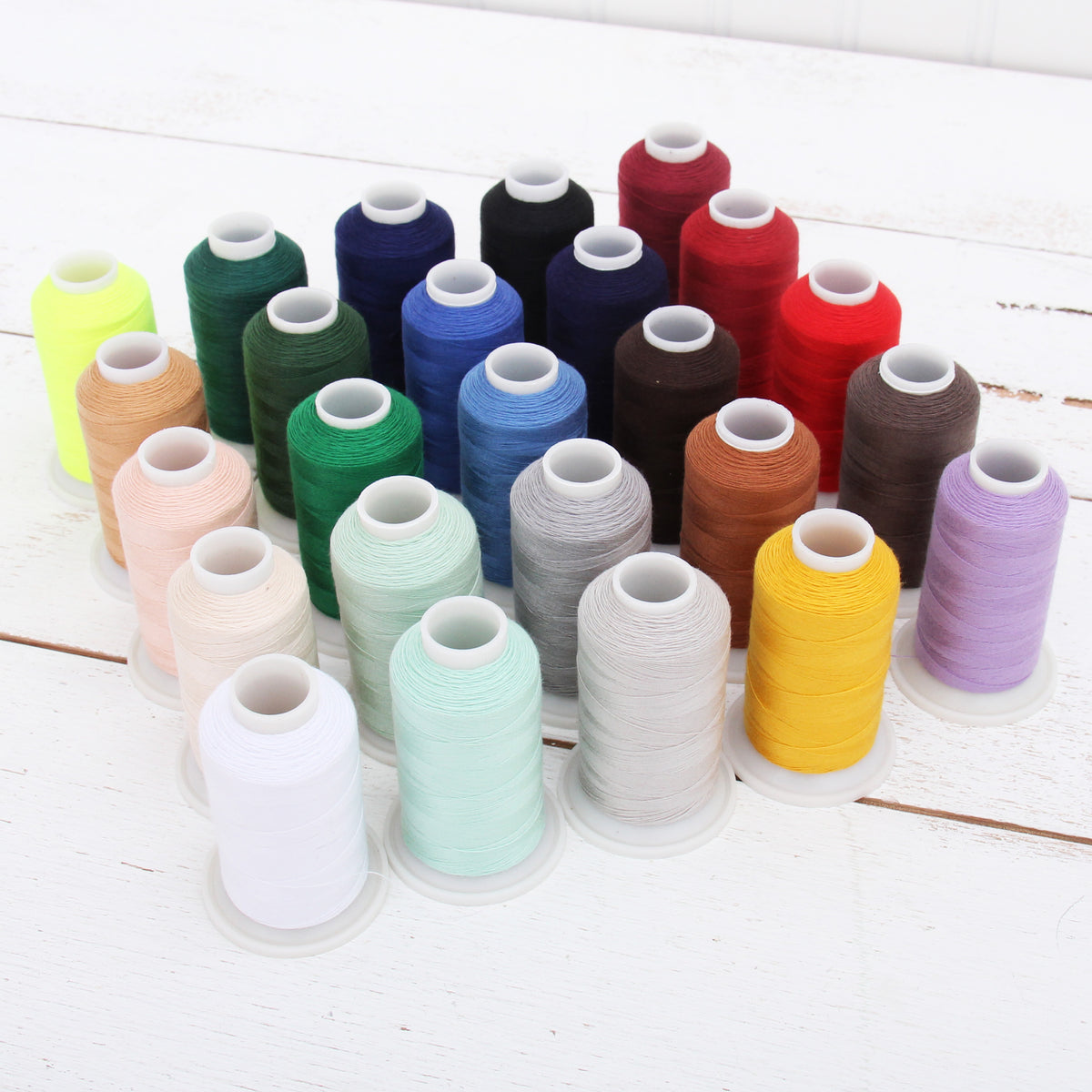 Sewing Thread Set - 20 Colors - Several Options -All Purpose Polyester ...