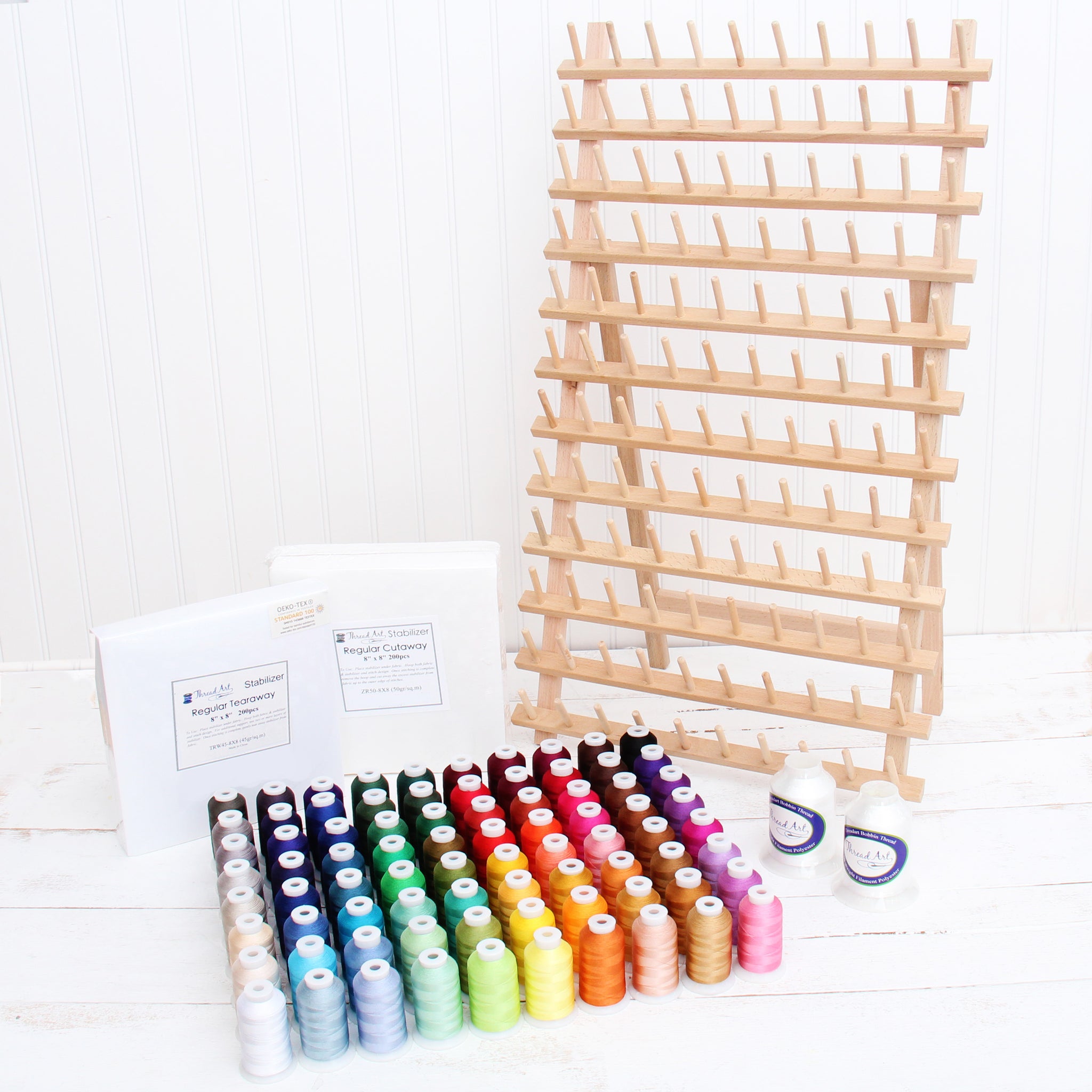 Machine Embroidery Starter Sets | Thread & Stabilizers | Special Offer ...